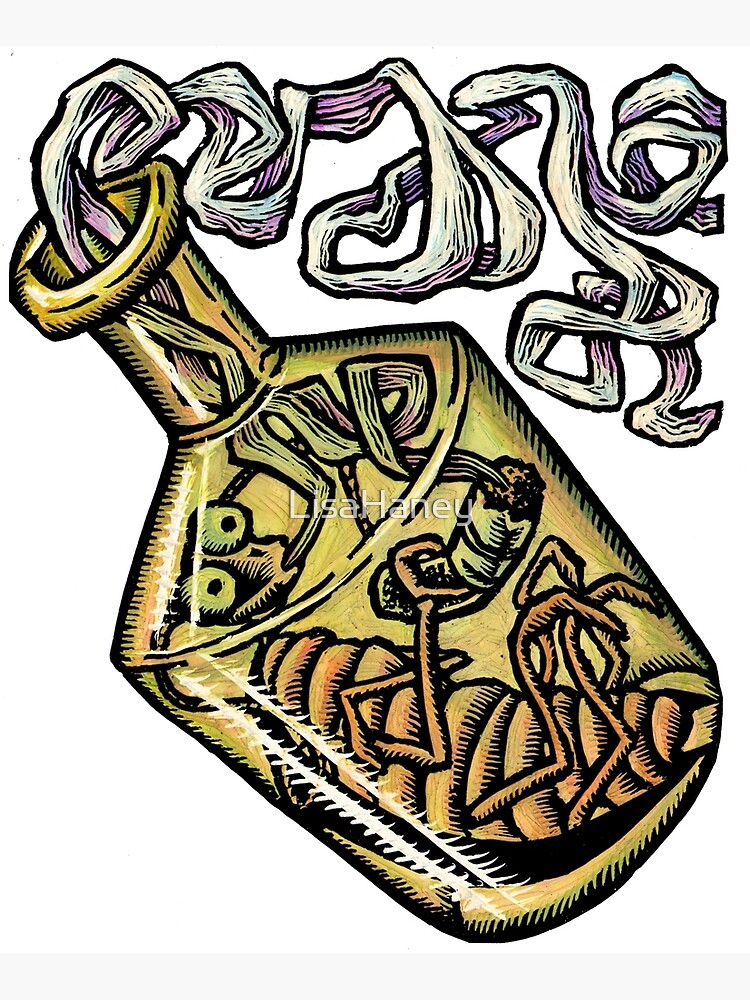 "Bug Smoking in a Bottle" Photographic Print for Sale by LisaHaney ...