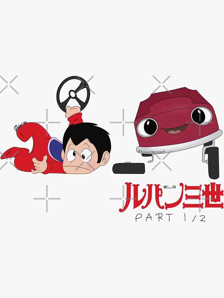 "Baby Lupin III" Sticker by thedummkopfshop | Redbubble