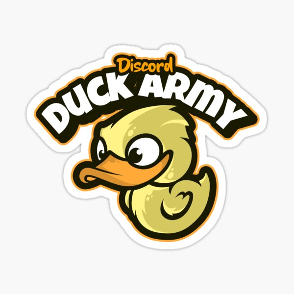 "Duck Army" Sticker by Reiganlief | Redbubble