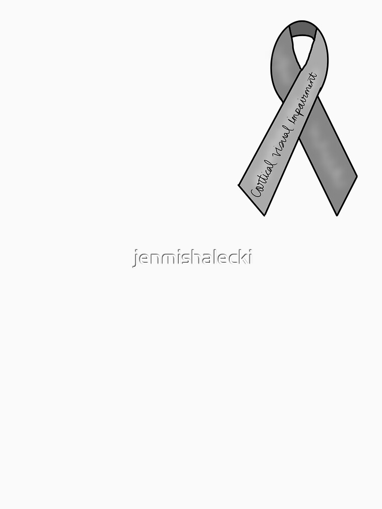 "Cortical Visual Impairment Awareness Ribbon " T-shirt by jenmishalecki ...