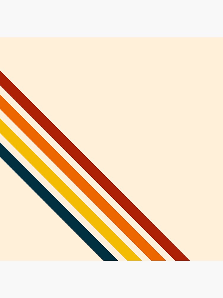 "70s Retro Stripes" Sticker by VintageRetroDep | Redbubble
