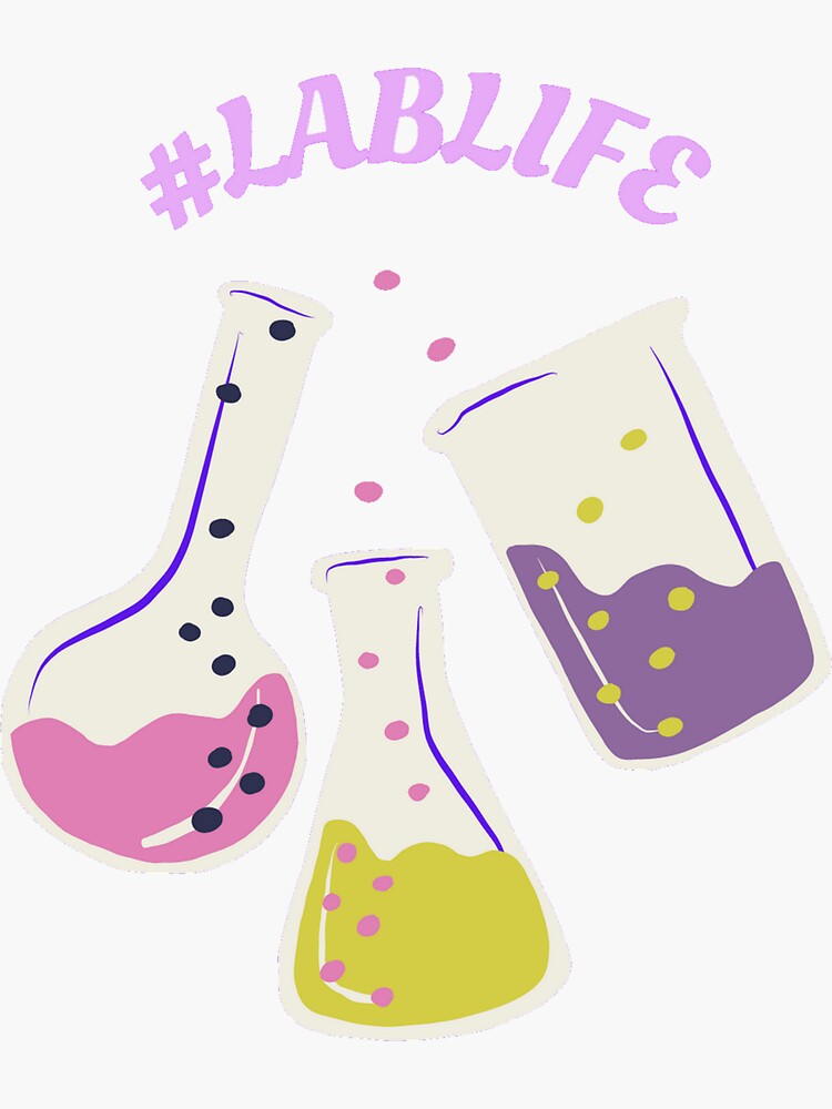 "#LabLife | Colorful, Fun, Quirky, Funny Lab Week" Sticker by ...