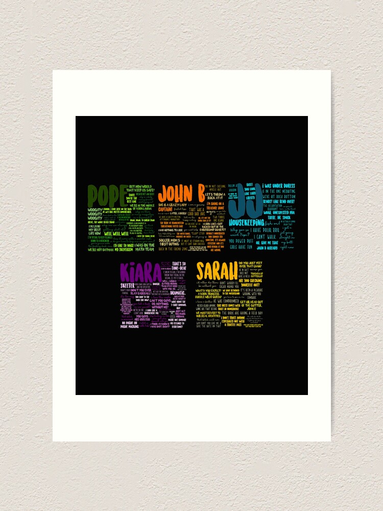 "Outer Banks Quotes Sticker Pack" Art Print for Sale by HaiTauUYB ...