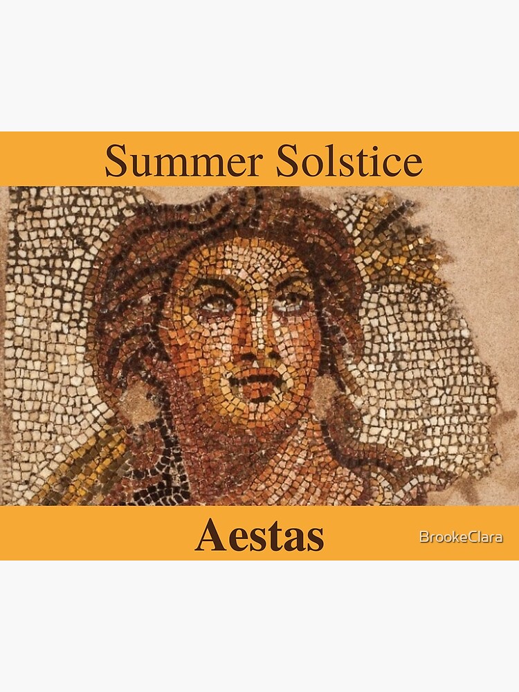 Summer Solstice Litha Aestas Roman Summer Poster For Sale By Brookeclara Redbubble