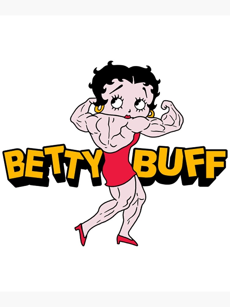 "BETTY BUFF - Betty Boop" Poster for Sale by mifilumi | Redbubble