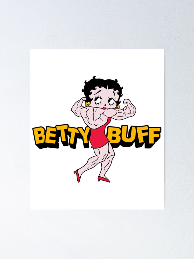 "BETTY BUFF - Betty Boop" Poster for Sale by mifilumi | Redbubble