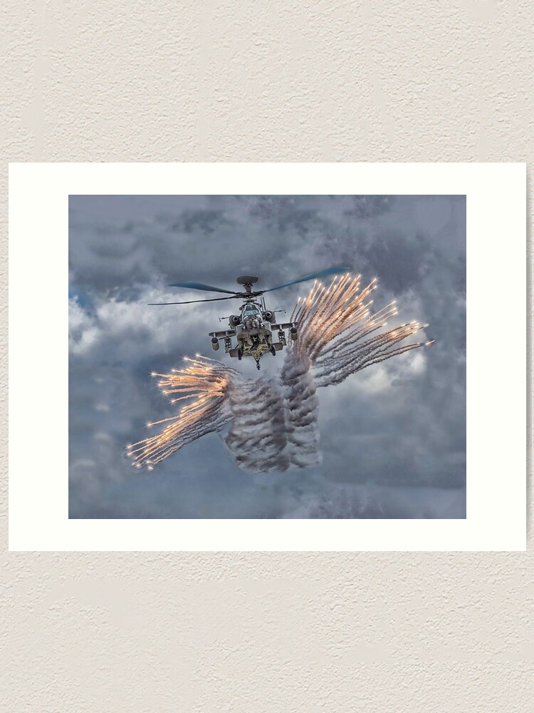 "Apache Longbow Defence" Art Print for Sale by maldurbin | Redbubble