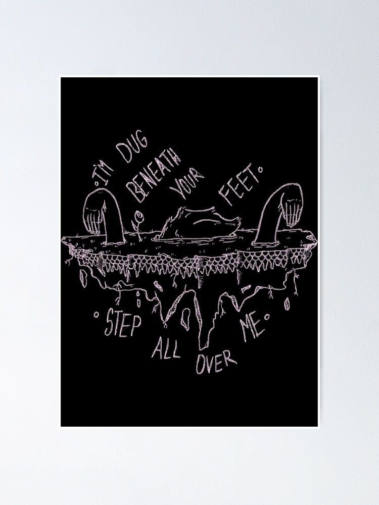"Step All Over Me (White) " Poster for Sale by JasonSmit95773 | Redbubble