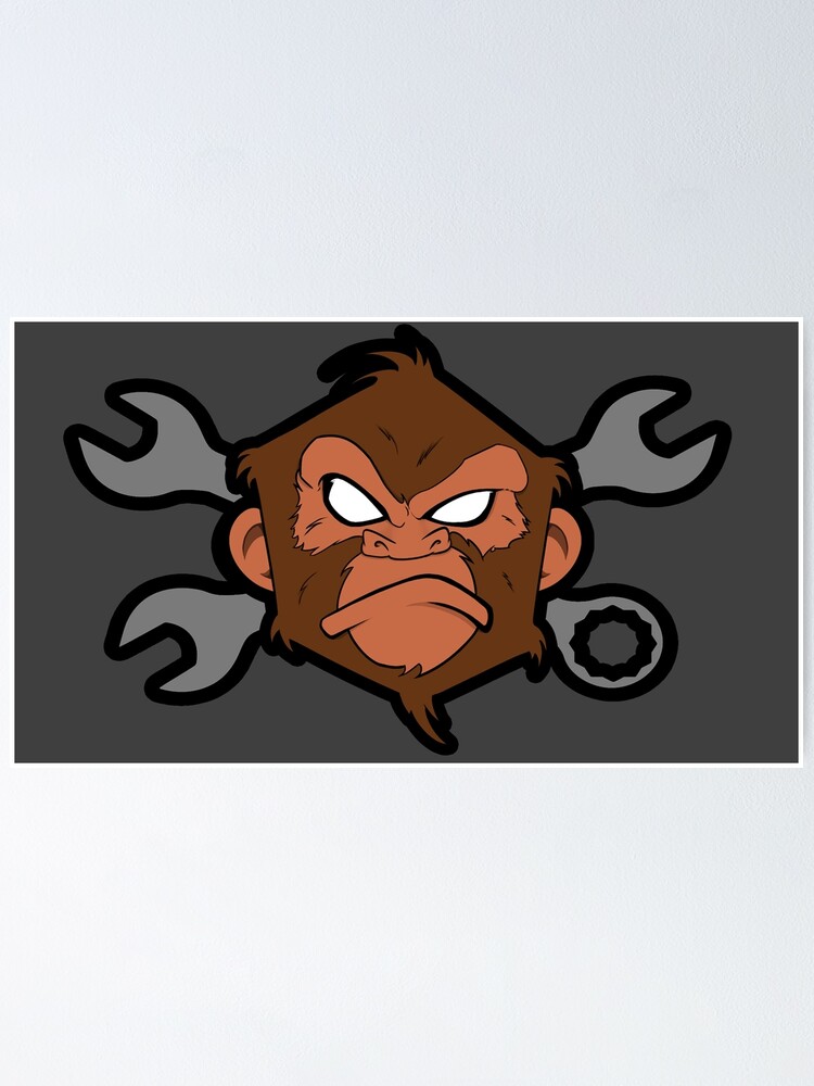 "Grease Monkey" Poster by Deadlights | Redbubble