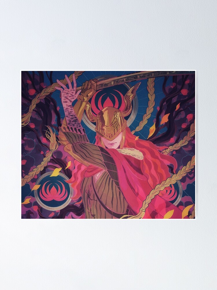 "Malenia art colorful" Poster for Sale by ChenTrevino | Redbubble