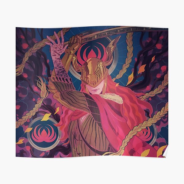 "Malenia art colorful" Poster for Sale by ChenTrevino | Redbubble