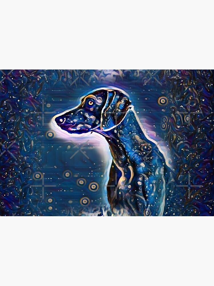 "Great Dane Blue Starry Night" Poster for Sale by Cuddlythopia | Redbubble