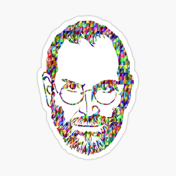 "Steve Jobs" Sticker for Sale by obviouslogic | Redbubble