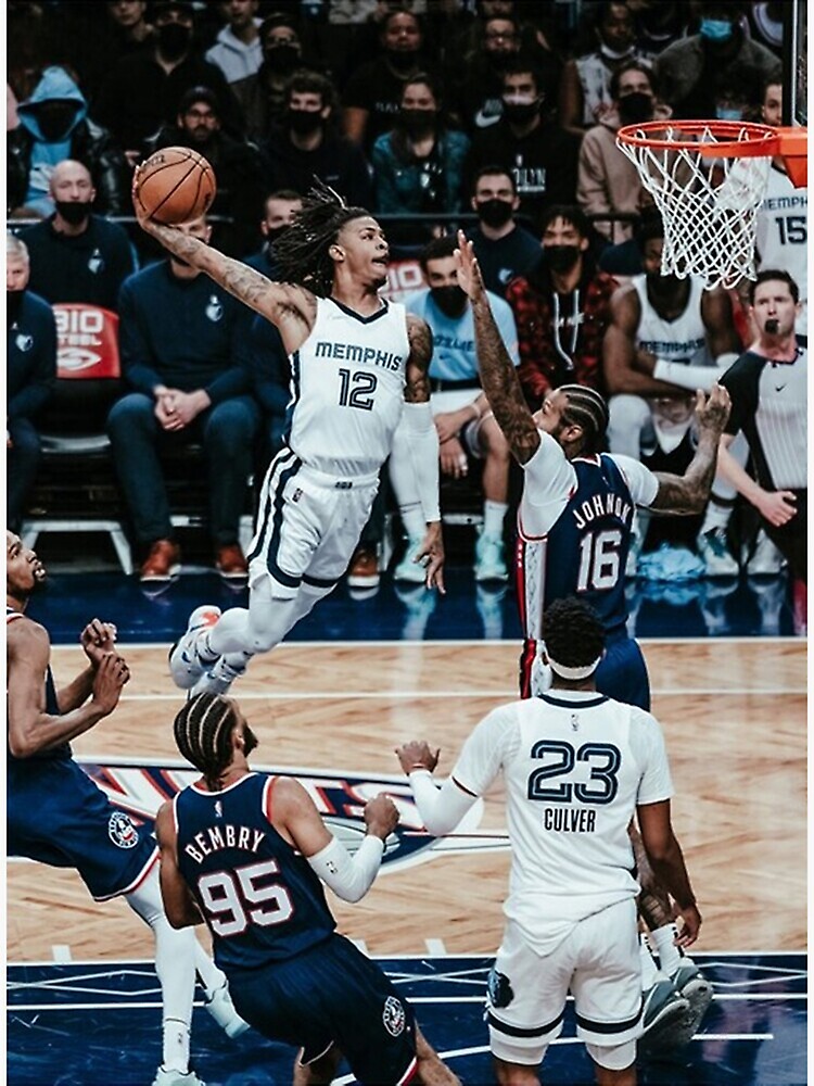 Póster «Ja Morant 12 The JA Fly Posterizado Dunk Póster» de ...