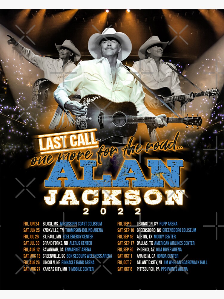 "Last Call Tour With Dates" Sticker by ChloeHitchins | Redbubble