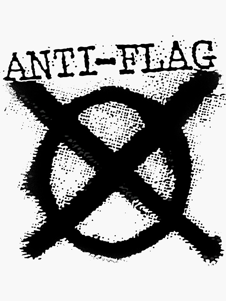 "anti flag" Sticker for Sale by lalekseicikaa | Redbubble