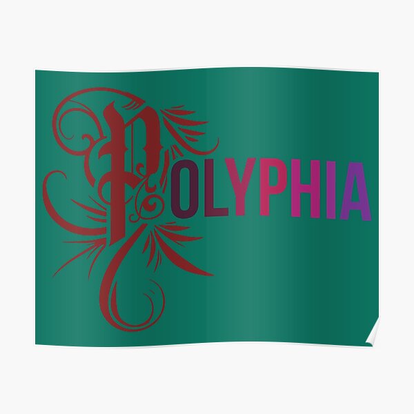 Póster «Logotipo de Polyphia Color, T clásica, Idea increíble» de ...