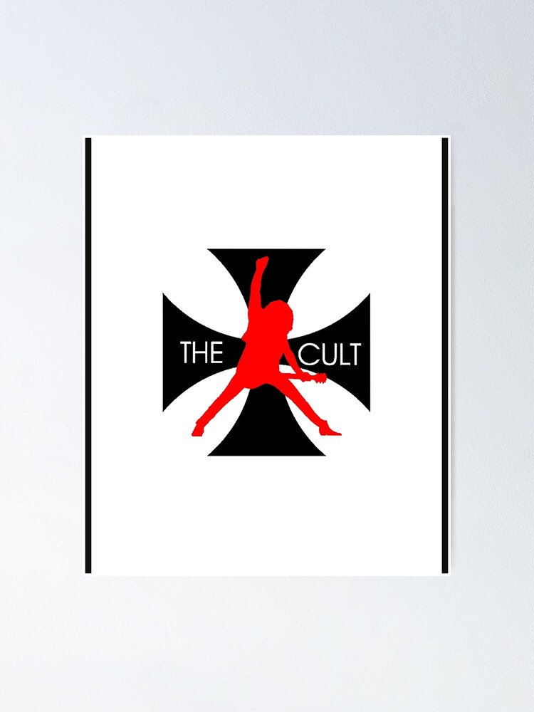 "The cult logo" Poster for Sale by RogerRichter | Redbubble