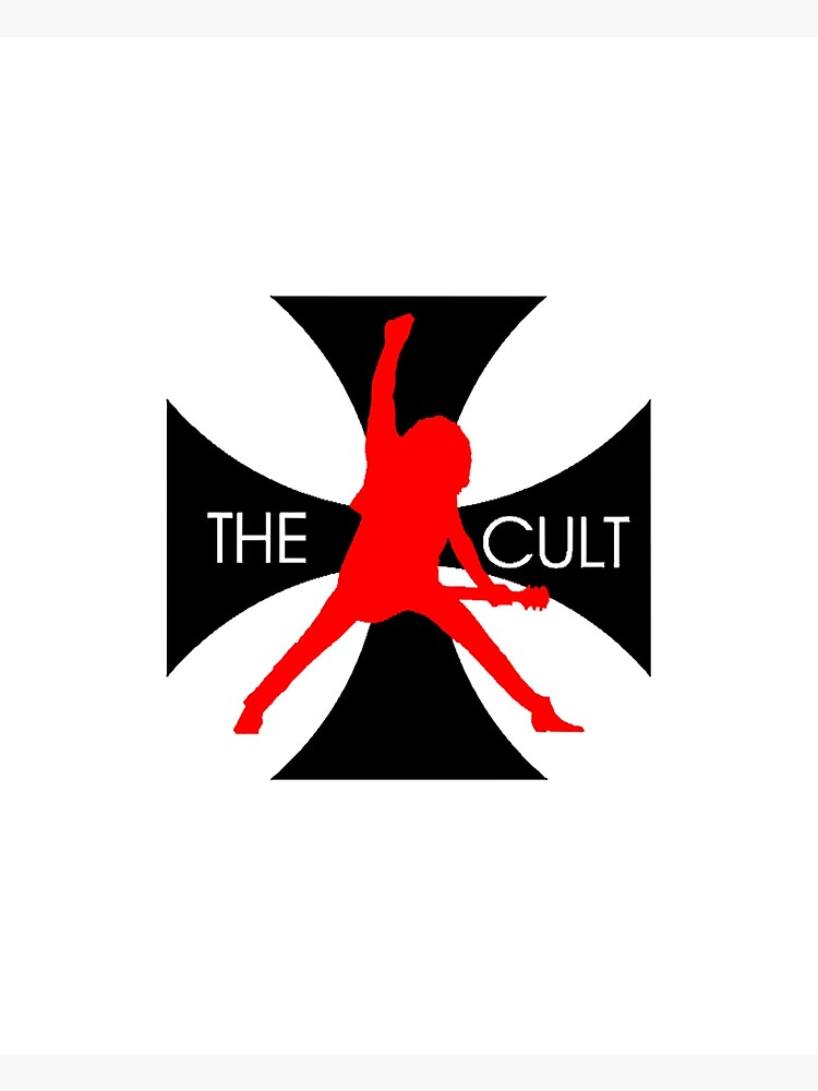 "The cult logo" Sticker by RogerRichter | Redbubble