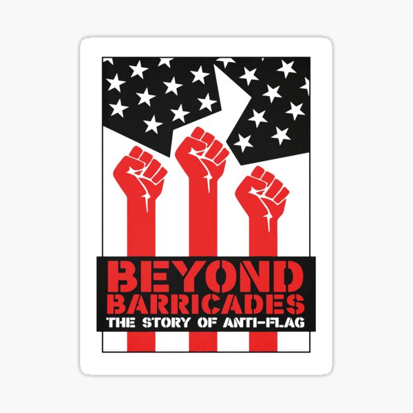 "the story of anti flag" Sticker by vdeclercqab | Redbubble