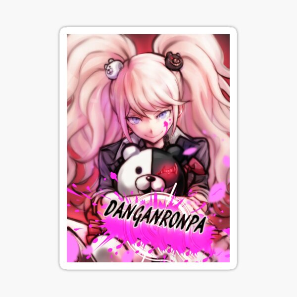 "Junko Enoshima Danganronpa For Wibu" Sticker by lorypig | Redbubble