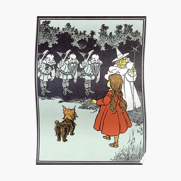 Póster «Vintage Mago de Oz Glinda y Dorothy» de BrookeSte78526 | Redbubble