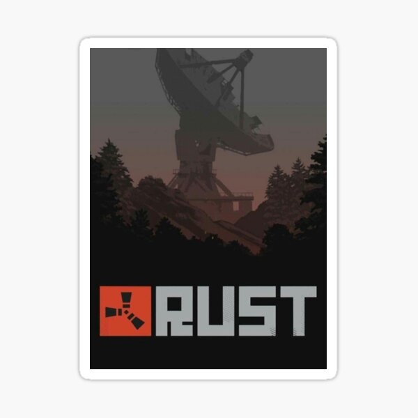 "Rust game" Sticker by collinsdrawings | Redbubble