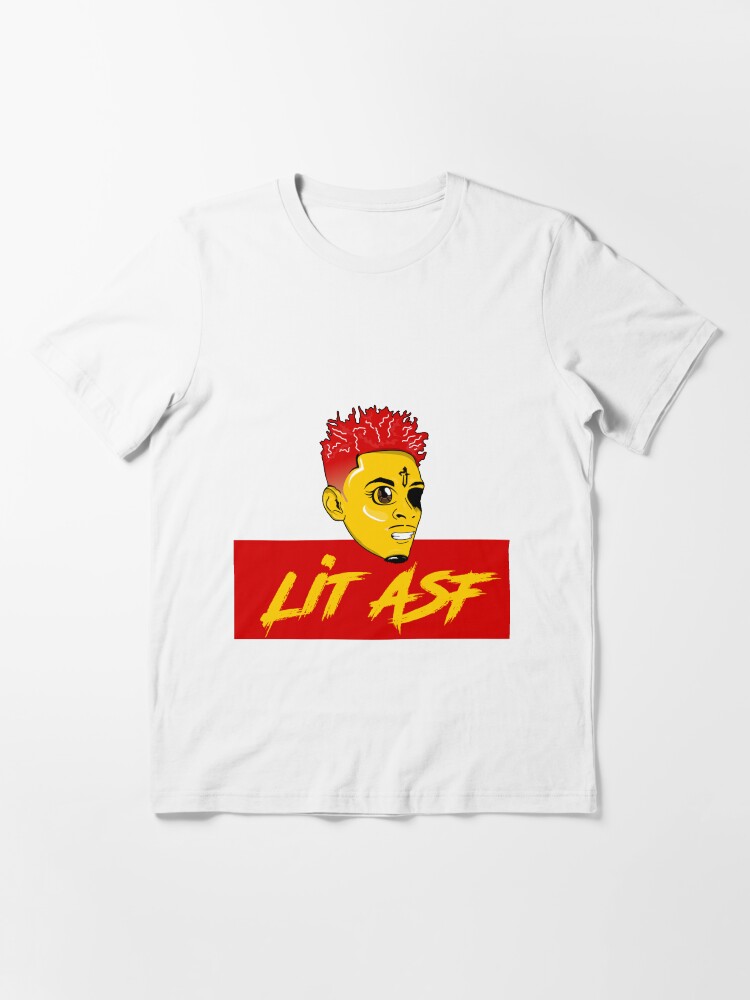 "LIT ASF" T-shirt for Sale by PurpleLoxe | Redbubble | how to t-shirts ...