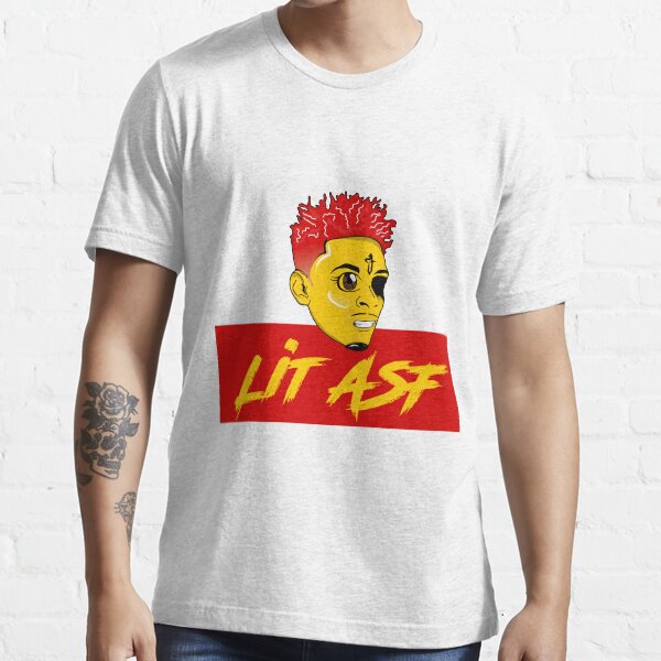"LIT ASF" T-shirt for Sale by PurpleLoxe | Redbubble | how to t-shirts ...