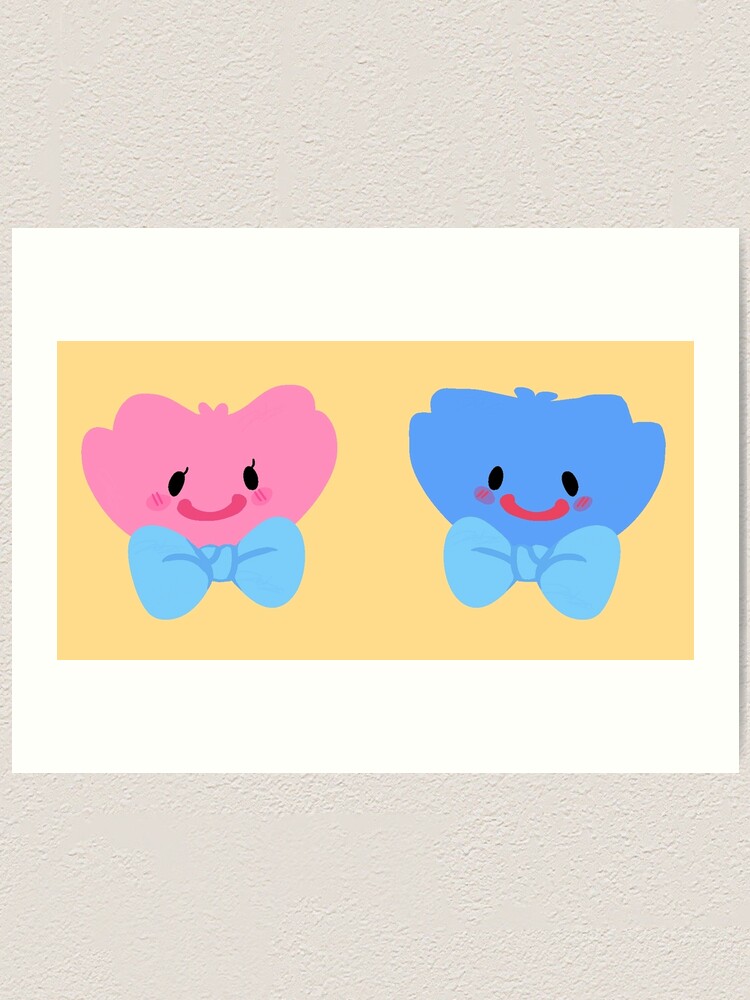 "Kissy Missy and Huggy Wuggy" Art Print for Sale by Zolzo | Redbubble