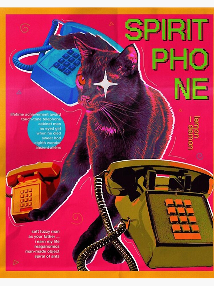 "Spirit Phone - Lemon Demon" Sticker by richard647 | Redbubble