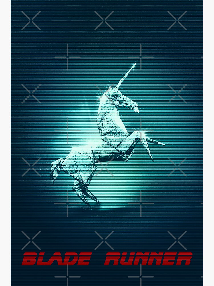 "Blade Runner - Unicorn Dreams" Sticker by koolzombie | Redbubble