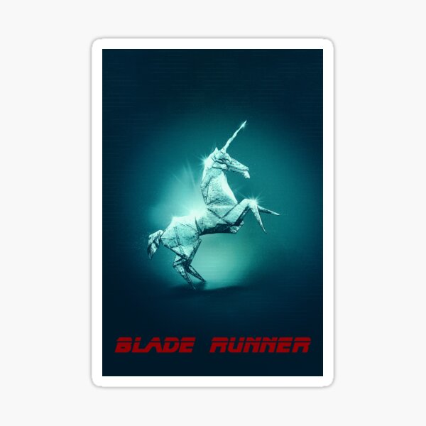 "Blade Runner - Unicorn Dreams" Sticker by koolzombie | Redbubble
