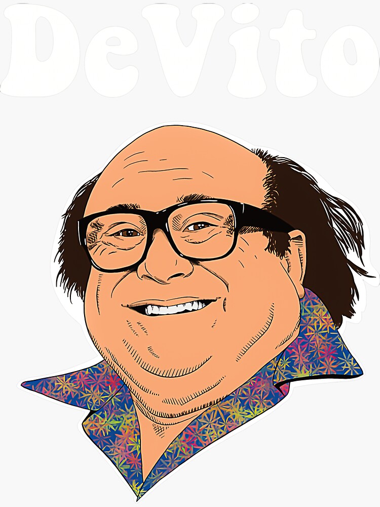 "Danny Devito Danny Devito fan" Sticker by Fionannon | Redbubble