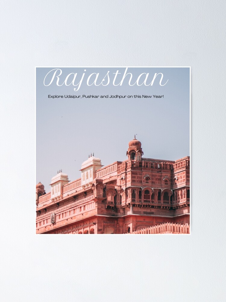"Rajasthan(welcome to incredible india)" Poster for Sale by Jaadueekala ...