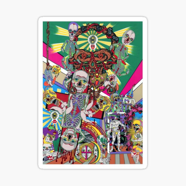 "Keiichi Tanaami " Sticker for Sale by rezadomany | Redbubble