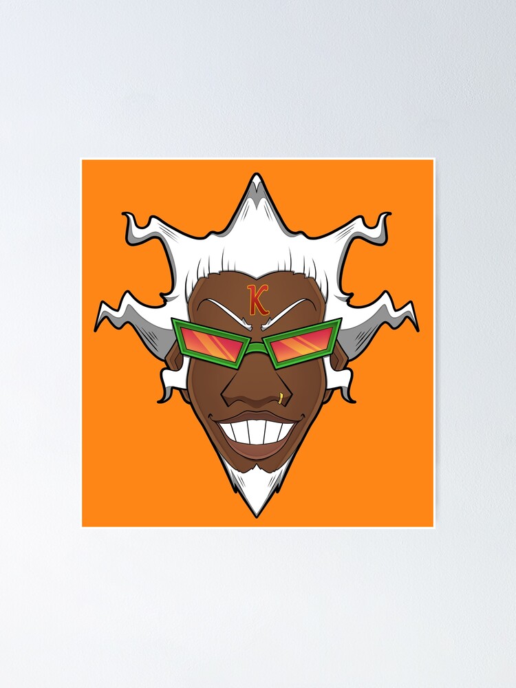 "JSRF Dj Professor K Head" Poster for Sale by RudieQueen | Redbubble