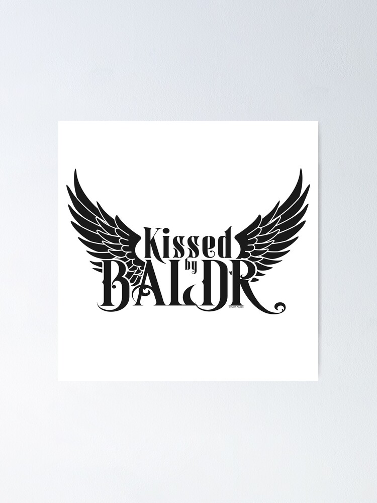 Póster «Besado por BALDR Balder Baldur Diseño de Odin Asatro» de ...