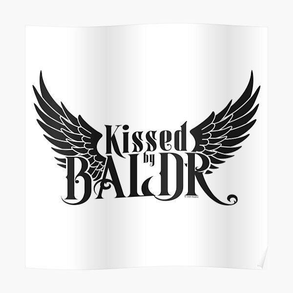 Póster «Besado por BALDR Balder Baldur Diseño de Odin Asatro» de ...