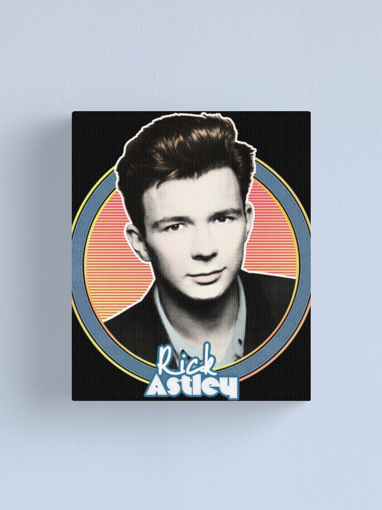 "Rick Astley 80s Aesthetic" Canvas Print for Sale by PeteButlerArt ...