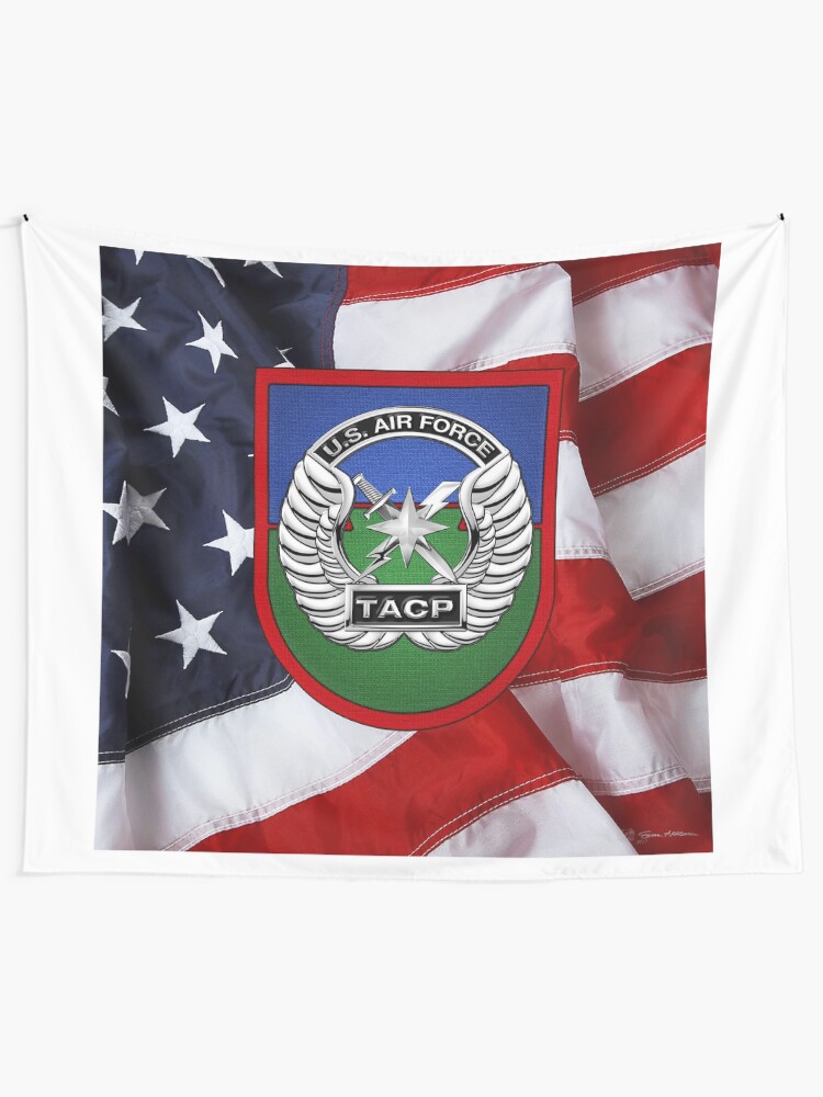 "Tactical Air Control Party - TACP Beret Flash With Crest over American ...