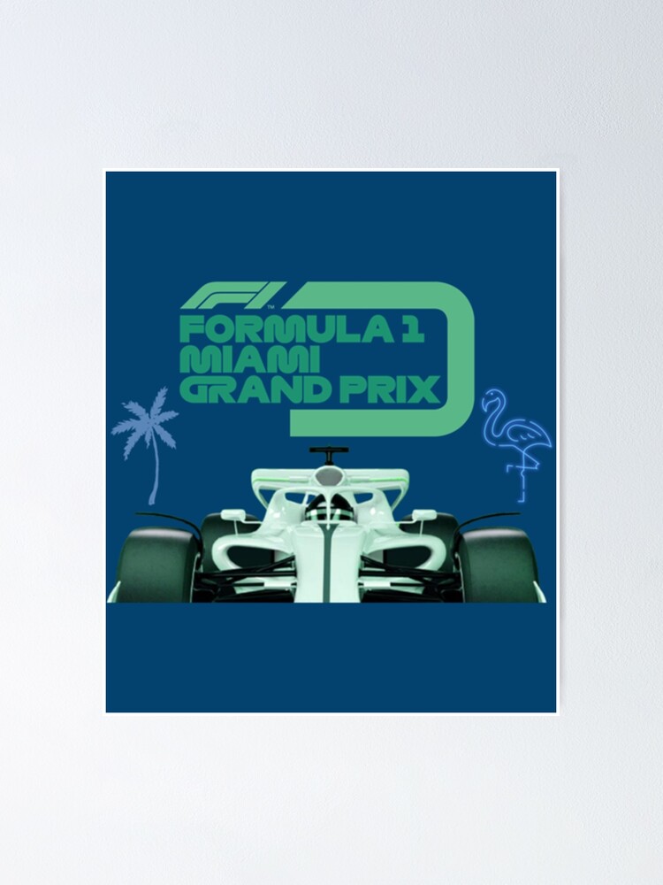 "miami gp circuit FORMULA1 " Poster for Sale by Junmitchell | Redbubble