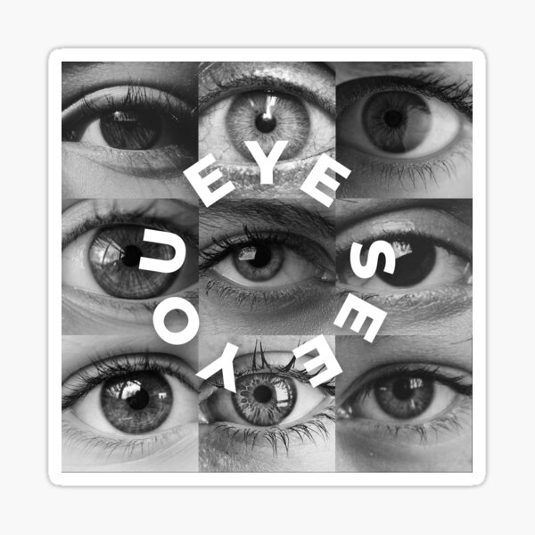 "Eye See You" Sticker by spacejuiice | Redbubble