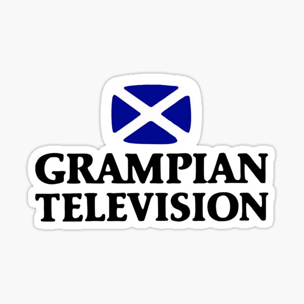 "Best seller grampian tv logo merchandise" Sticker for Sale by ...