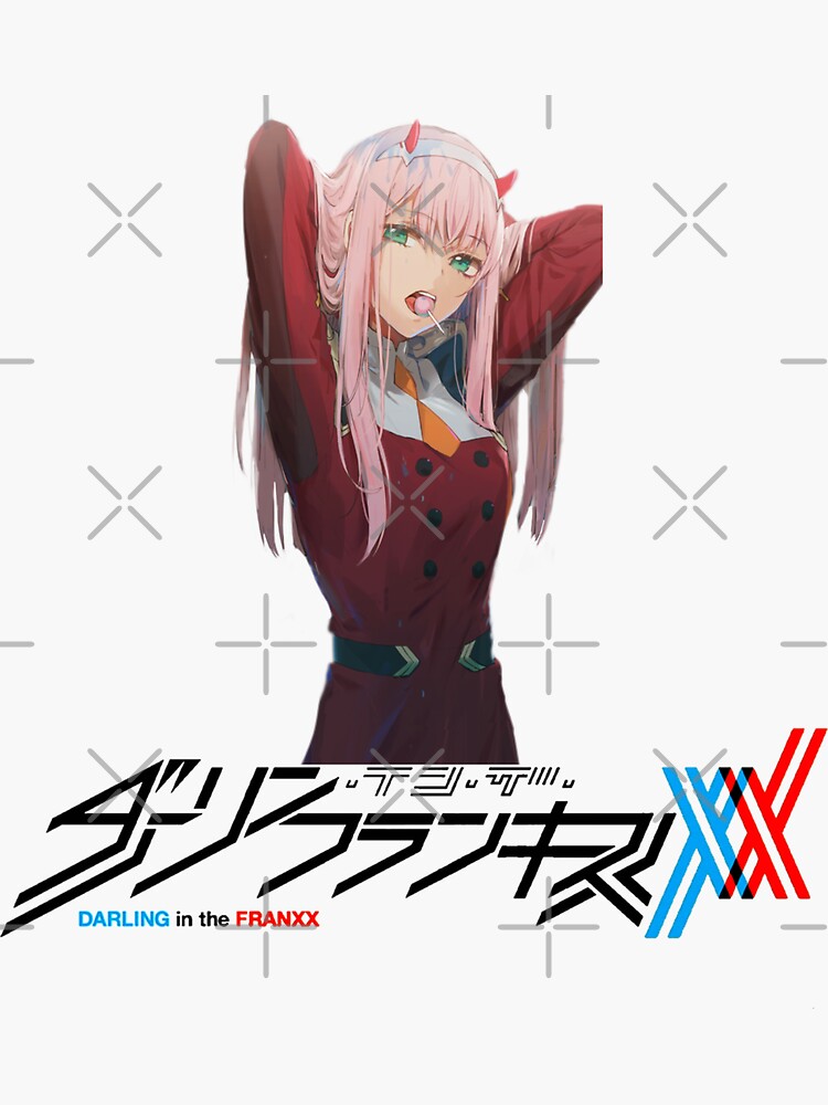 "Darling in the Franxx - Zero Two Pose" Sticker for Sale by ...
