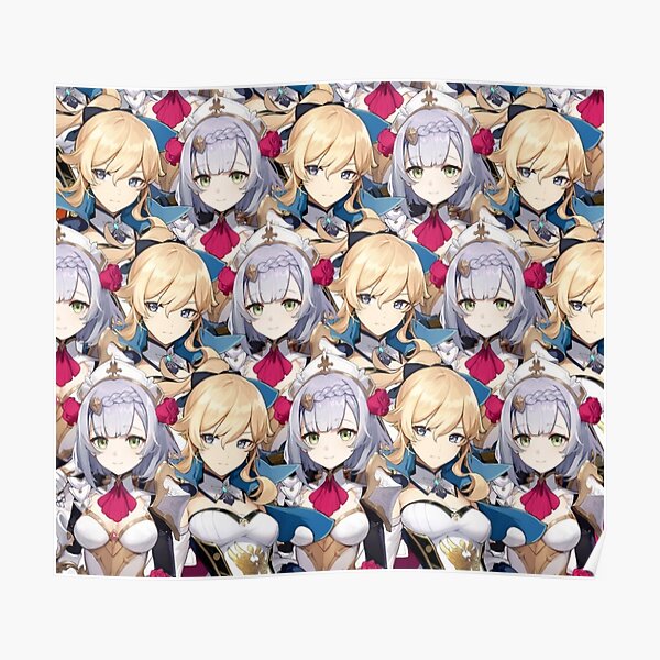 "Jean Gunnhildr/Noelle" Poster for Sale by raybound420 | Redbubble