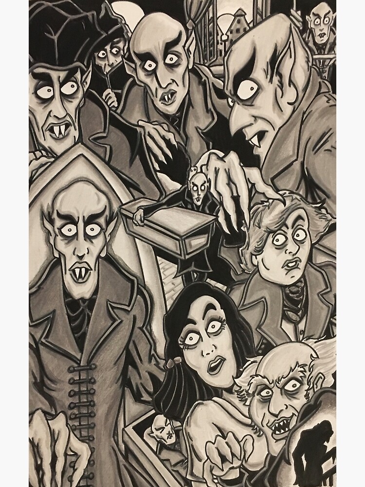 "Nosferatu The Cartoon" Art Print for Sale by Bingermann | Redbubble