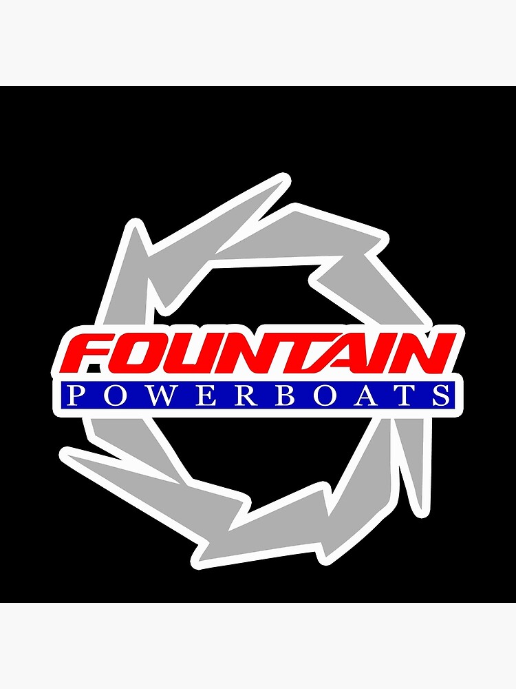 "Fountain Powerboats Boat" Poster for Sale by Shopbatak | Redbubble