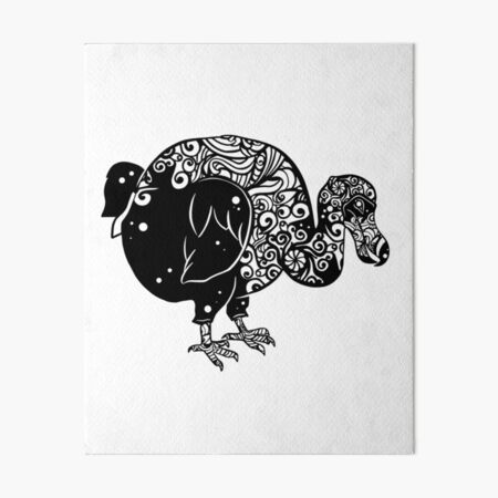 "Dodo Bird Papercut Mandala Art" Art Board Print by hign | Redbubble
