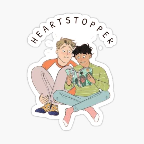 "heartstopper " Sticker for Sale by WonderCloths | Redbubble